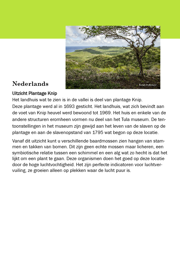 View Plantation Knip | Christoffelpark Curacao